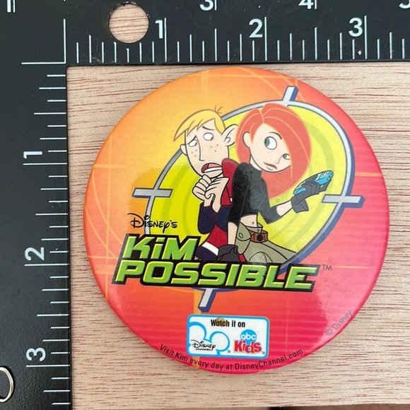 Disney | Other | Disney Kim Possible Collector Pin Back Button | Poshmark